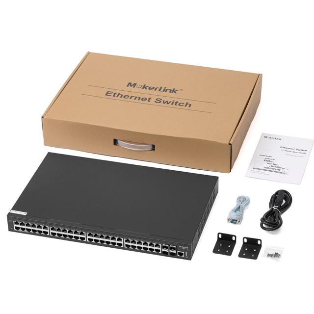 MokerLink Store - MokerLink 48 Port Gigabit Managed Switch
