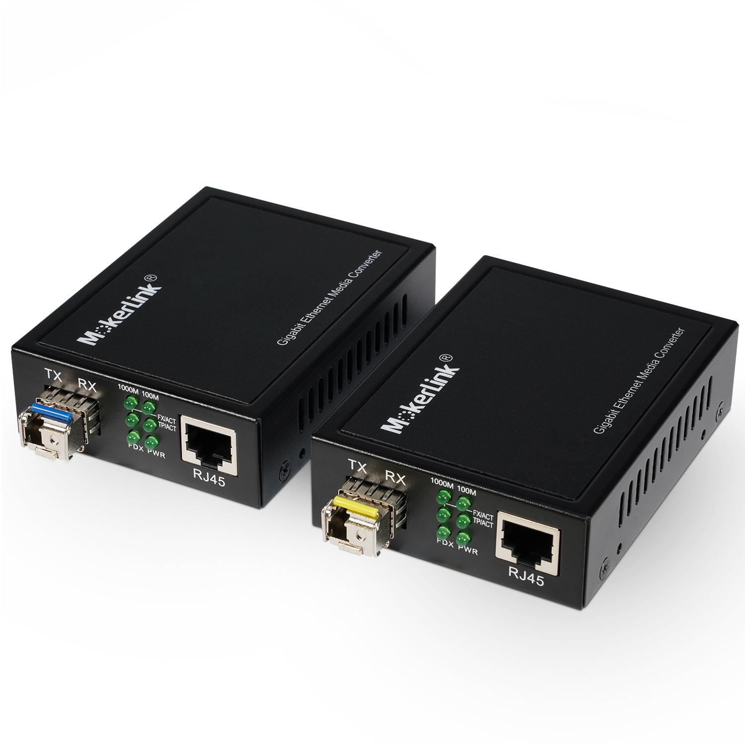 MokerLink Gigabit SFP to RJ45 Converter with Bidi Module
