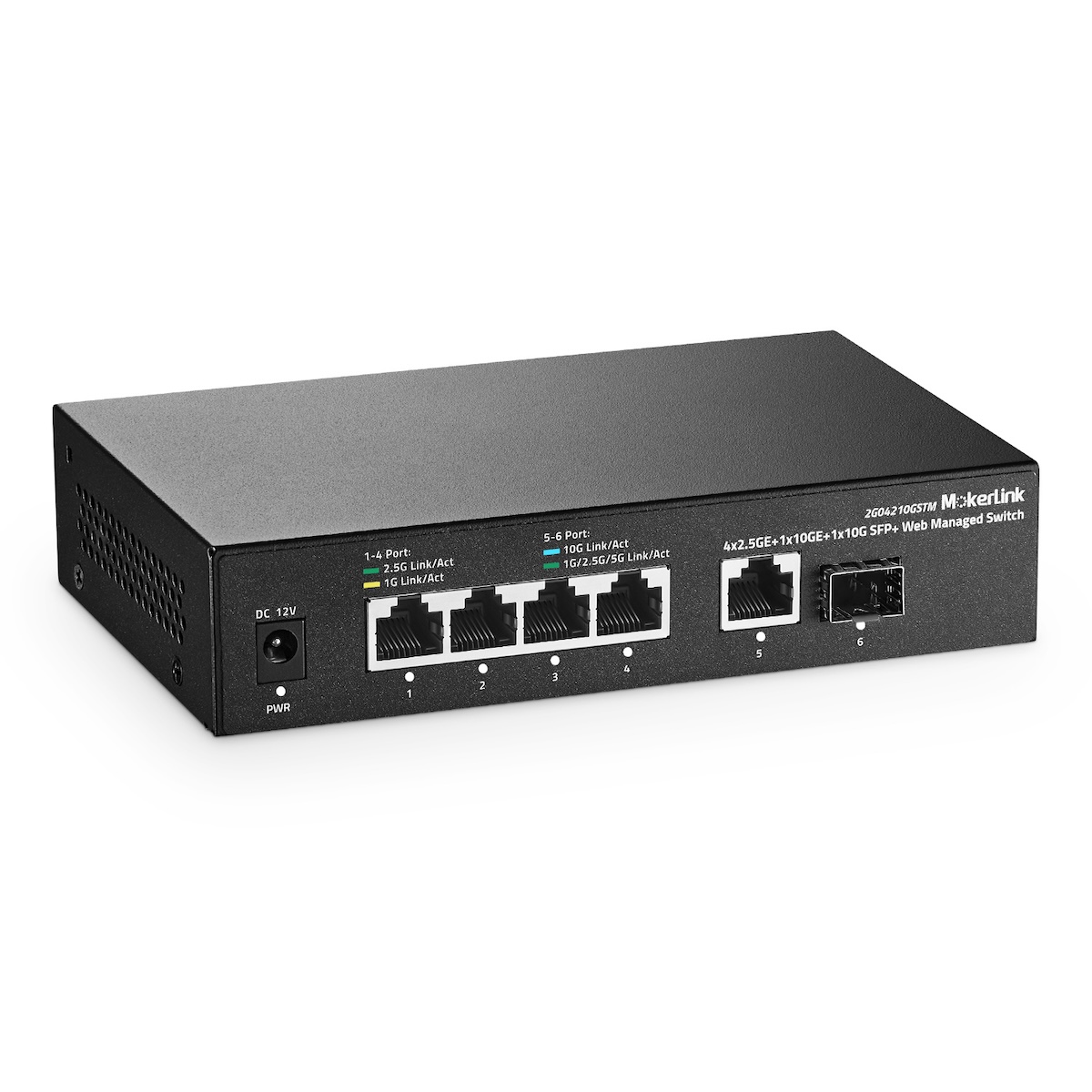 MokerLink Store - 4x 2.5GE +1x 10GE RJ45 +1x 10GE SFP+ Web Managed ...