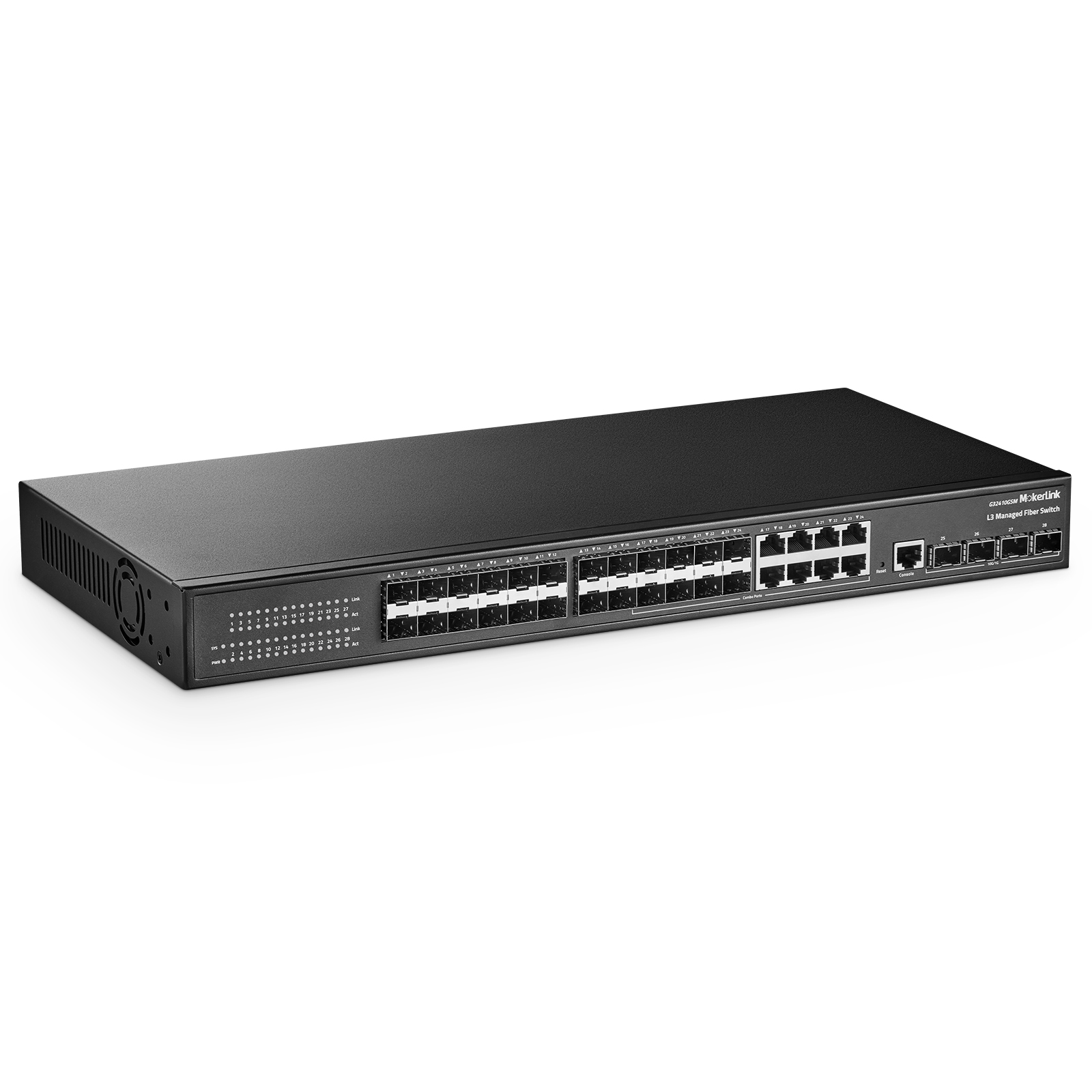 MokerLink Store - MokerLink 24 Port Gigabit Fiber Managed Switch